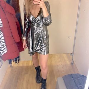 French Connection | Dresses | French Connection Metallic Dress | Poshmark